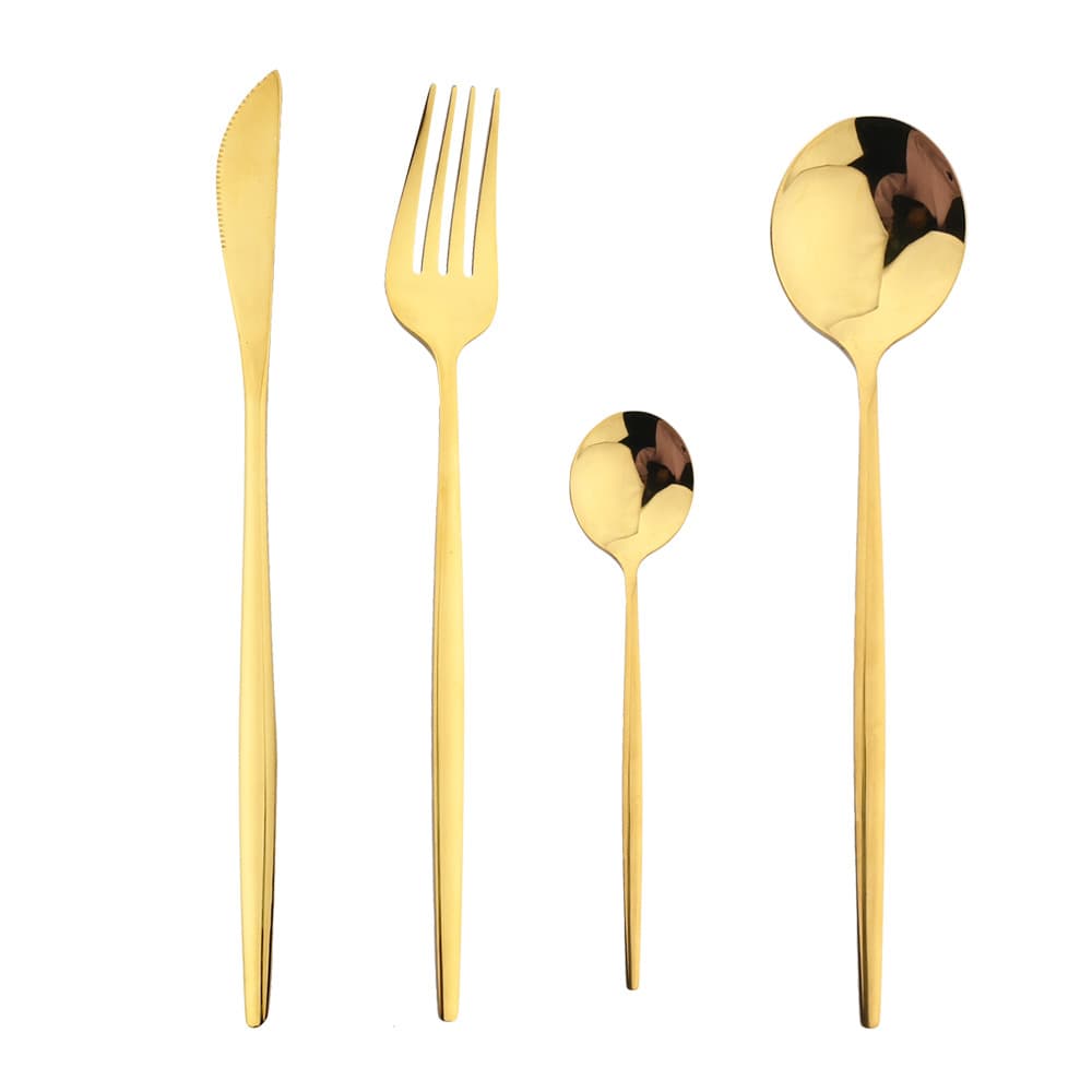 Bestikksett 4 deler Gull - Elkjøp | Elkjøp