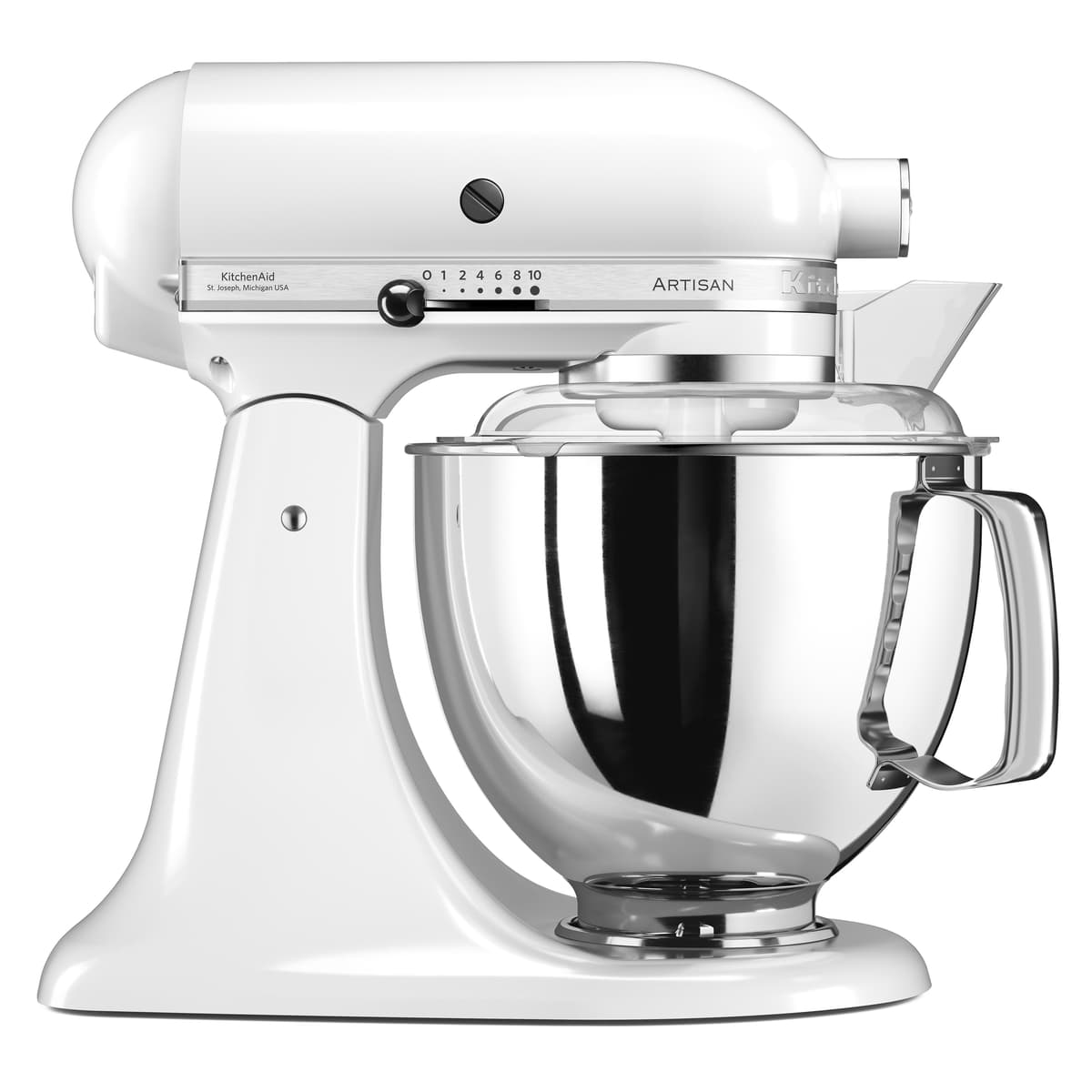 KitchenAid Artisan kjøkkenmaskin 5KSM175PSEWH (hvit) - Elkjøp | Elkjøp