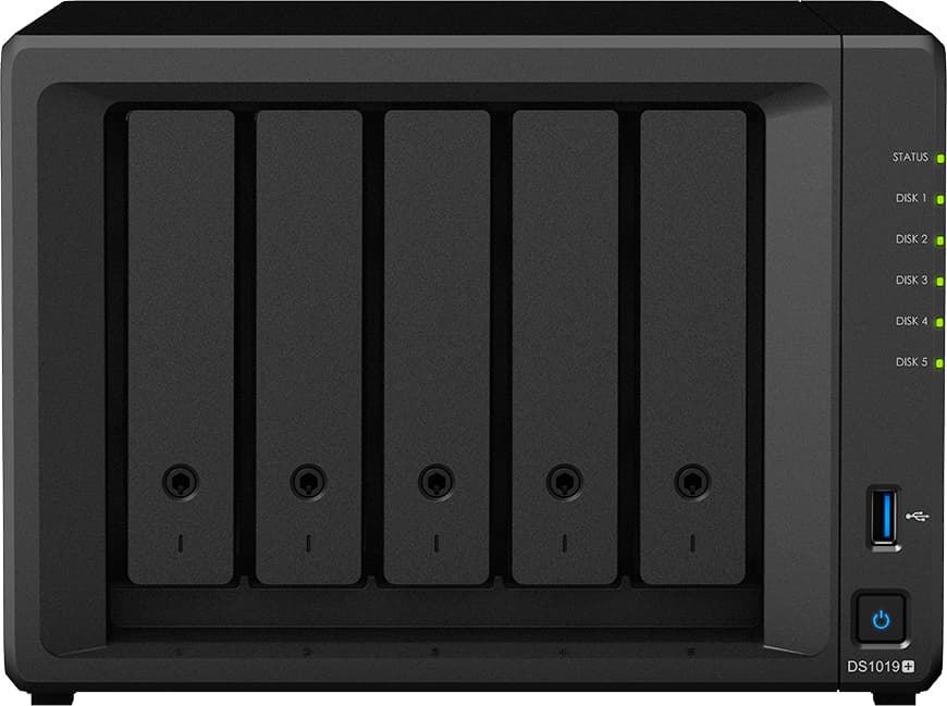 Synology DiskStation DS1019+ 5-Bay personlig NAS system - Elkjøp | Elkjøp