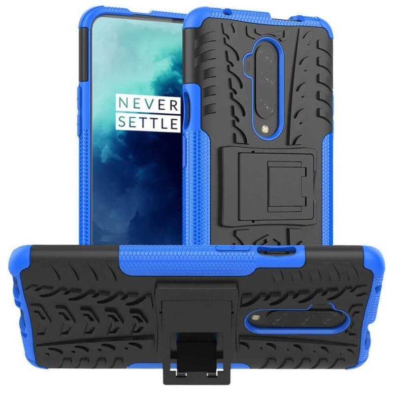 Støtsikkert deksel med stativ Samsung OnePlus 7T Pro (HD1913) - Blå ...
