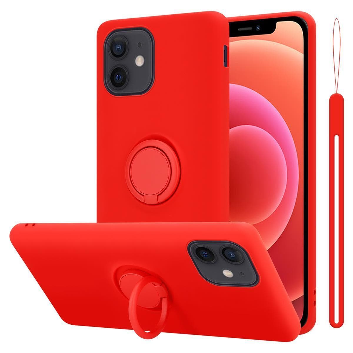 iPhone 12 MINI Deksel Ring Case (rød) - Elkjøp | Elkjøp