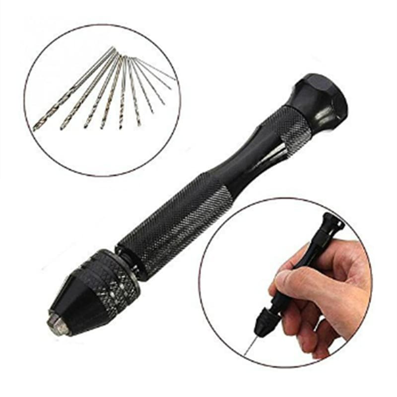 Håndbor med 10 forskjellige bits Sort - Elkjøp | Elkjøp