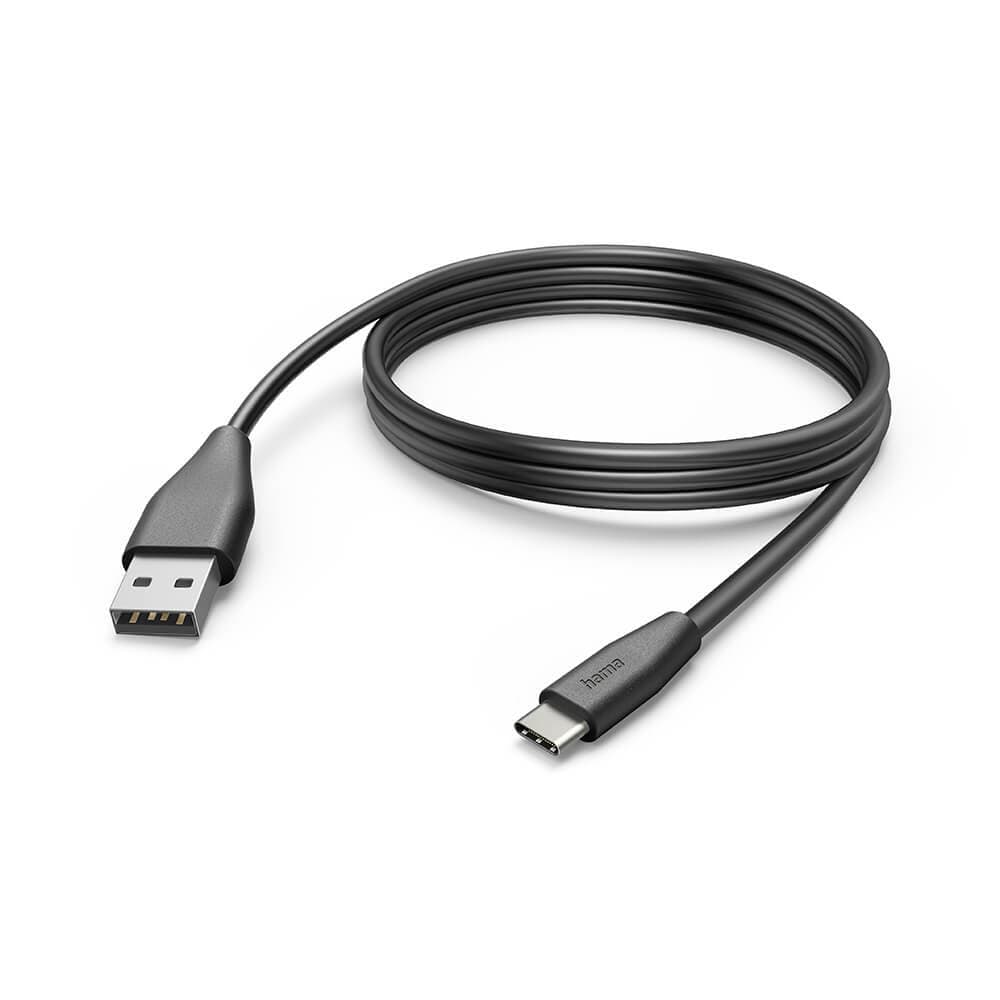 Ladekabel USB-A til USB-C Svart 3.0m - Elkjøp | Elkjøp