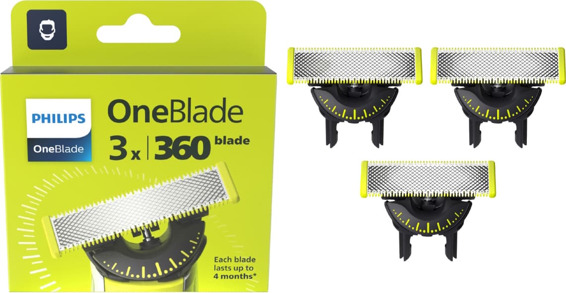 Philips OneBlade 360 barberblad QP430/50 (3-pk) - Elkjøp | Elkjøp
