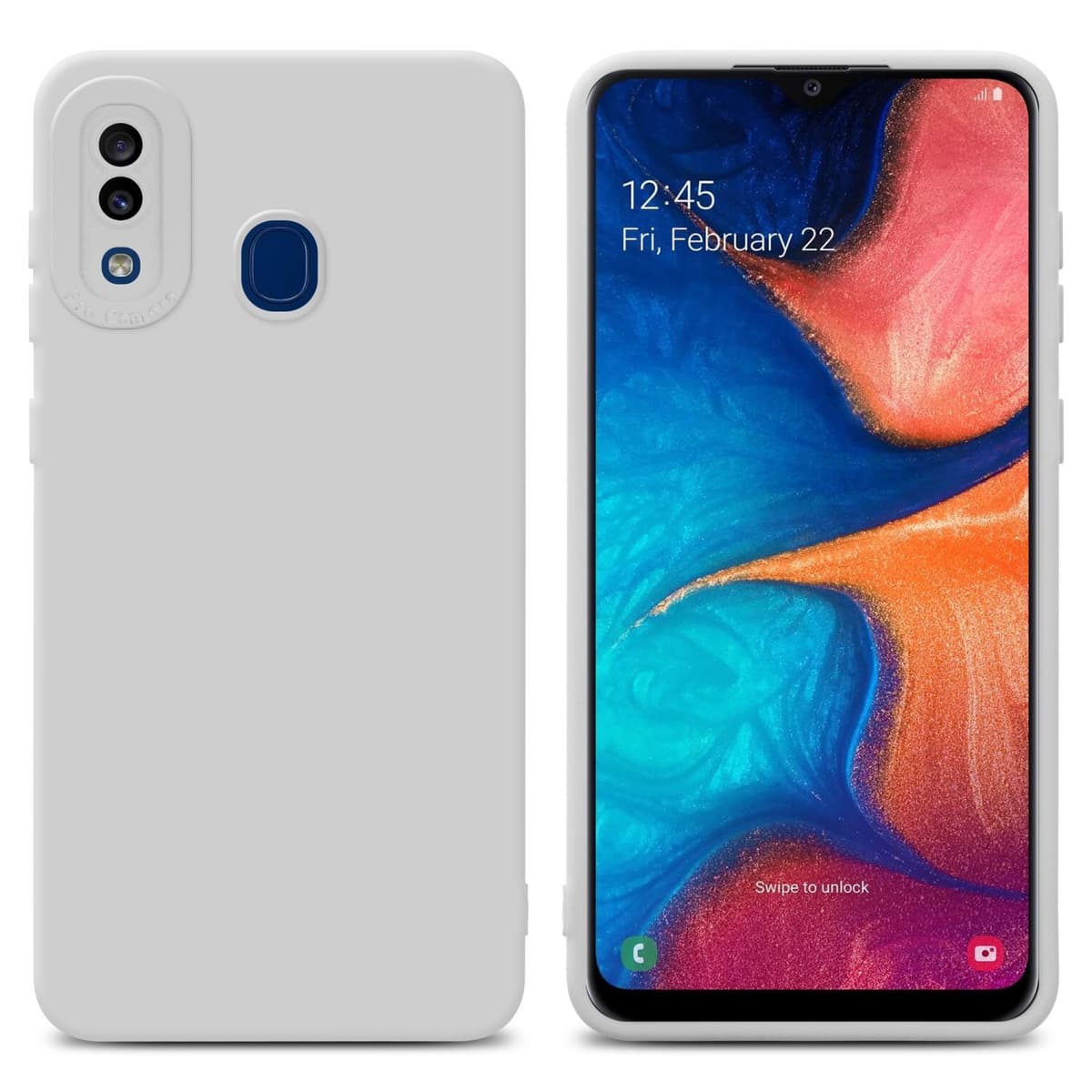 Samsung Galaxy A20 / A30 / M10s Deksel case (hvit) - Elkjøp | Elkjøp