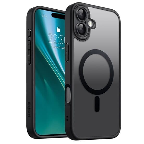 Etteri Backshell med Magsafe til iPhone 16 - Svart - Elkjøp | Elkjøp