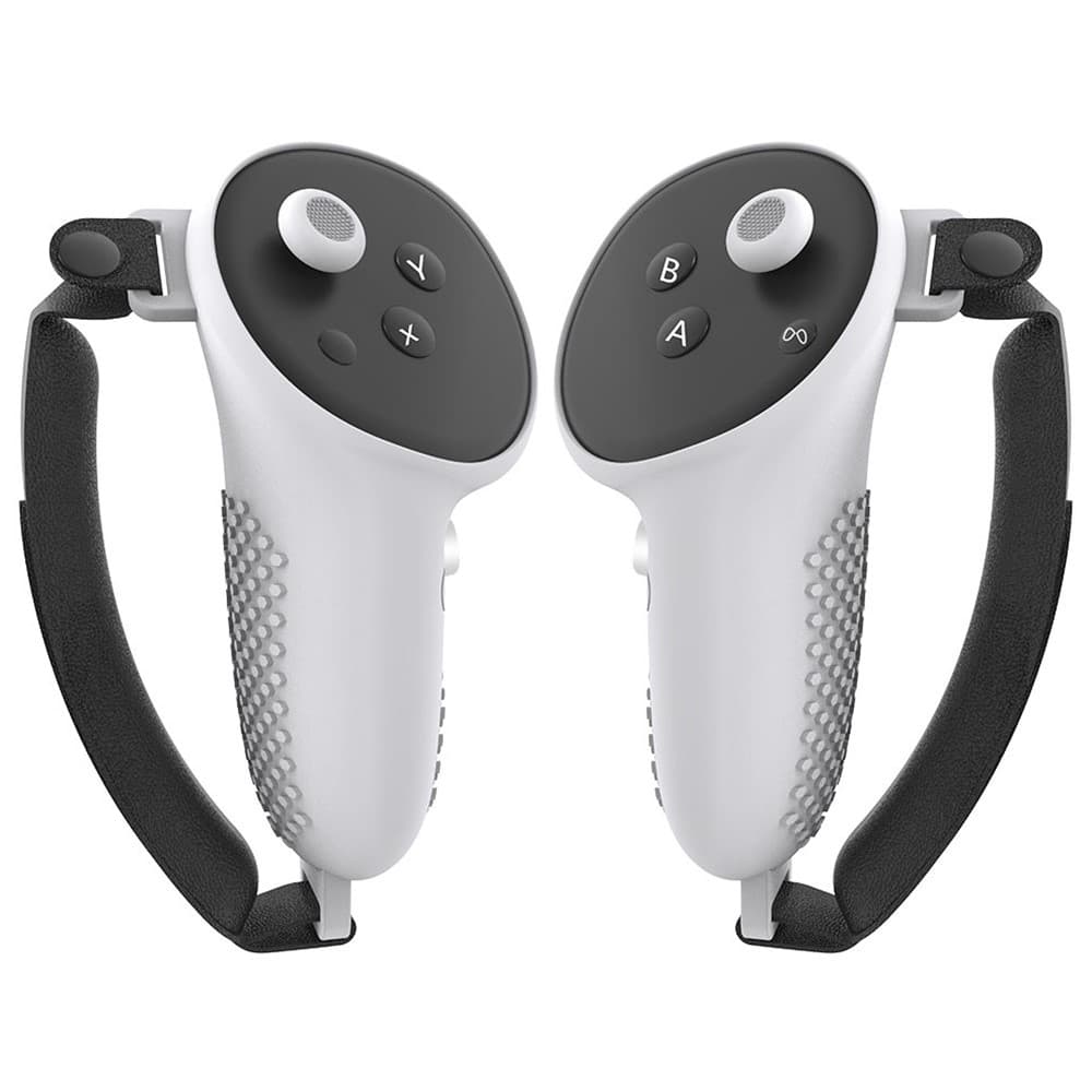 Meta Quest 3 Control Protection Silikonveske med Håndstropp - Hvit ...