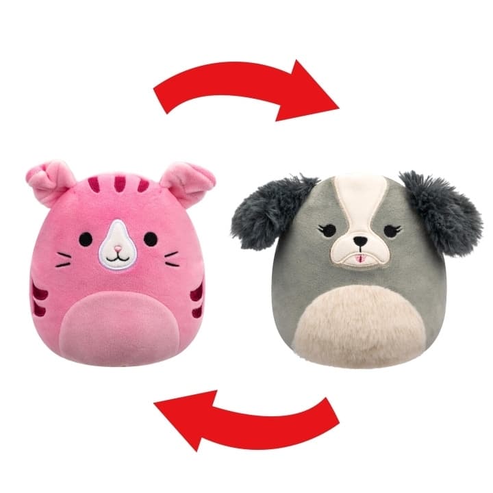 Squishmallows plysj P21 Flip A Mallows - Malu Shih-Tzu/ Geraldine Cat - Elkjøp | Elkjøp