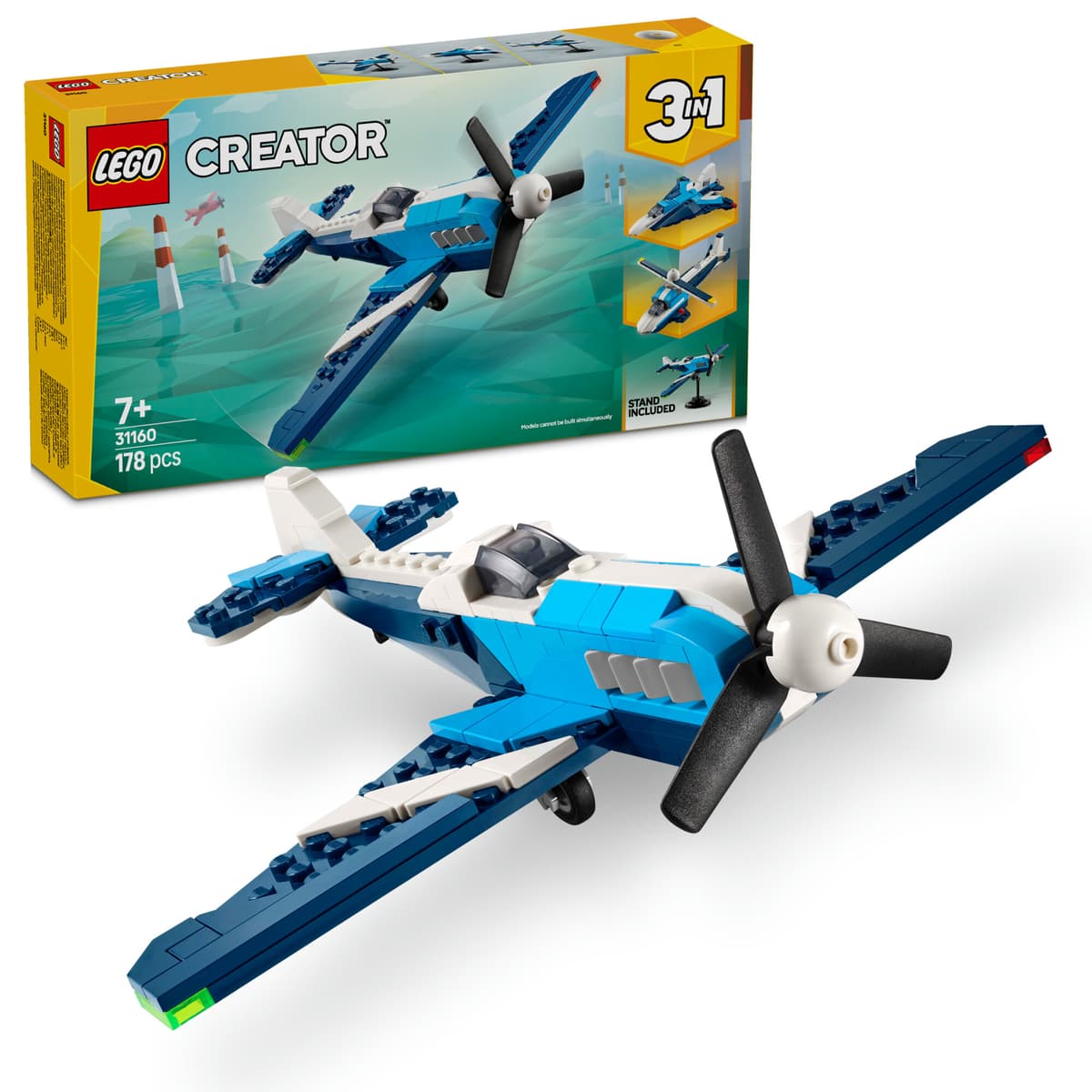 LEGO Creator Luftfartøy: konkurransefly 31160 - Elkjøp | Elkjøp