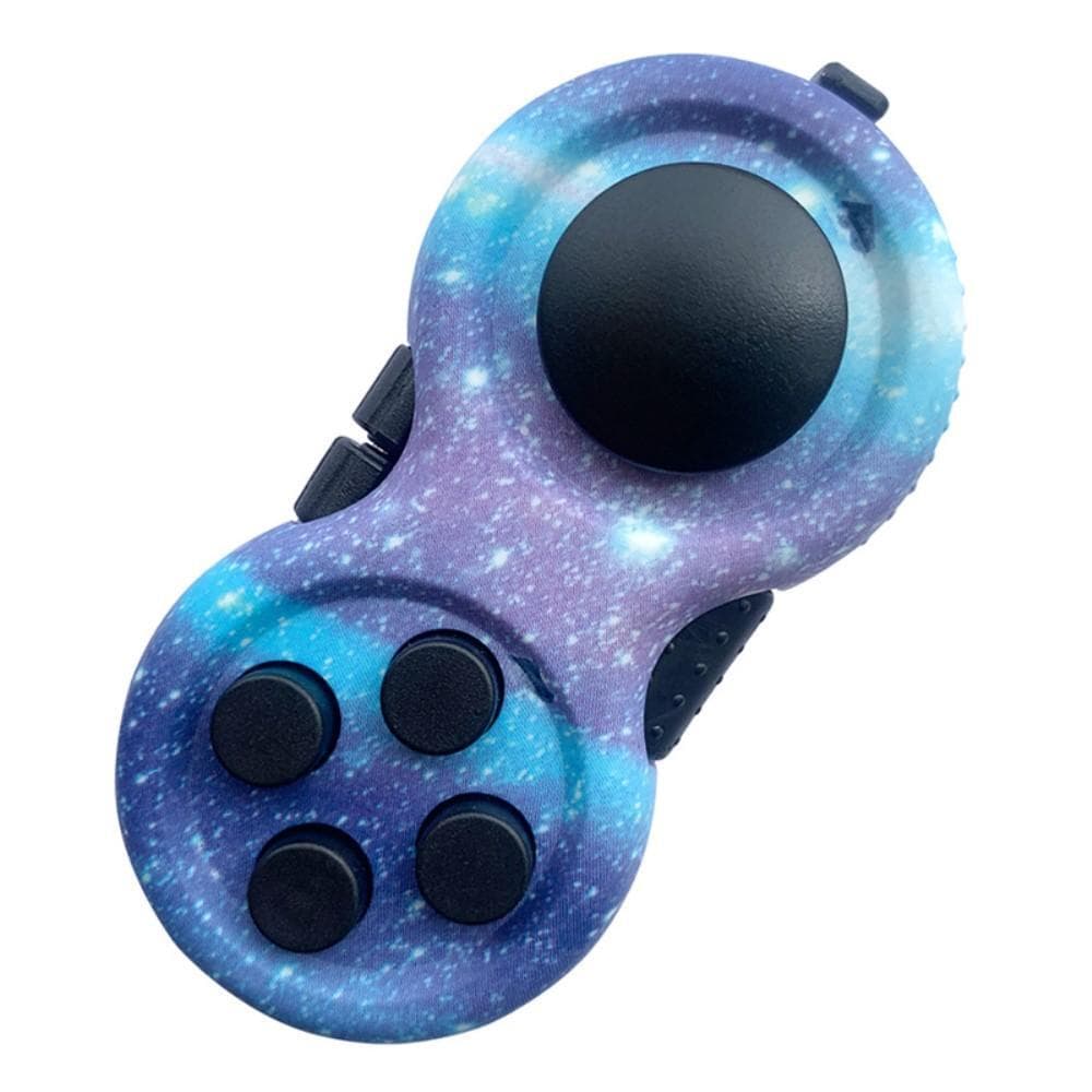 Fidget Spinner Relaxation Pill Joystick med nøkkelring - Midnight Blue ...