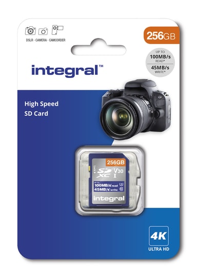 Integral 256GB V30 4K SD card - Elkjøp | Elkjøp