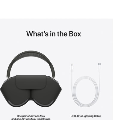 Apple AirPods Max trådløse around-ear høretelefoner (space grey ...