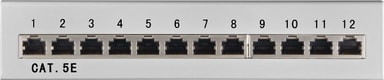 Goobay CAT 5e Mini/Desktop Patch Panel, 12 Ports - Elkjøp