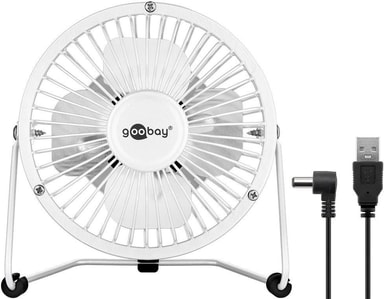 4 tommers stasjonær USB-vifte - Elkjøp