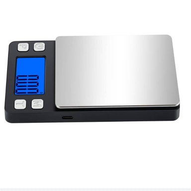 Liten digital vekt 1000g/0,1g Svart - Elkjøp