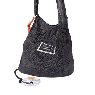 Sammenleggbar handlepose Svart - Elkjøp