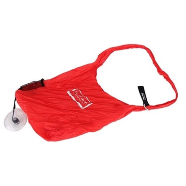 Sammenleggbar handlepose Rød - Elkjøp