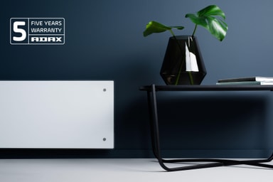 Adax Clea Glass panelovn H08KDT 800W - Elkjøp