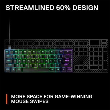 SteelSeries Apex 9 Mini gamingtastatur - Elkjøp | Elkjøp