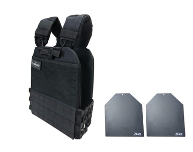 TITAN LIFE Tactical Vest 6,7 Kg., Black - Elkjøp | Elkjøp