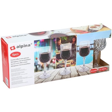 Alpina Vinglass i plast 200ml - Elkjøp
