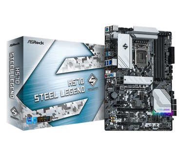 Asrock H570 Steel Legend Intel H570 LGA 1200 (Socket H5) ATX - Elkjøp ...