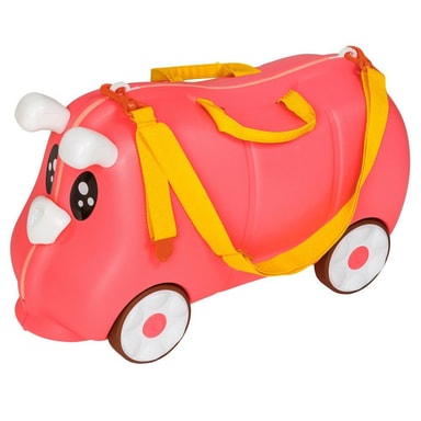 Koffert barn i ABS-plast - pink - Elkjøp