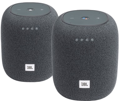 JBL Link Music Duo trådløs høyttaler (grå) - Elkjøp | Elkjøp