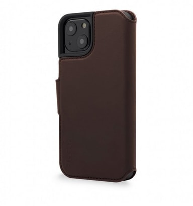 Decoded iPhone 14 Etui Leather Wallet Case Brun - Elkjøp