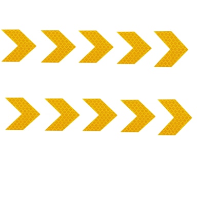 Strong Arrow Reflection Stickers 10-Pack Gul - Elkjøp | Elkjøp
