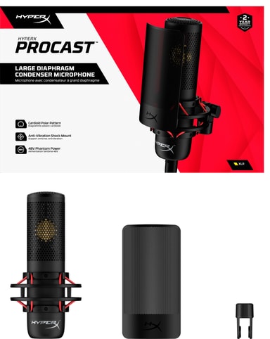 HyperX ProCast gamingmikrofon - Elkjøp