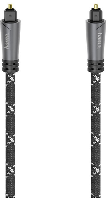 Hama optisk fiberkabel Toslink (metall/3m) - Elkjøp | Elkjøp