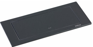 EVOline BackFlip stikkontakt (sort) - Elkjøp