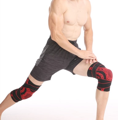 Sportsknebeskyttere Myke knebeskyttere som puster Knebeskyttende ...