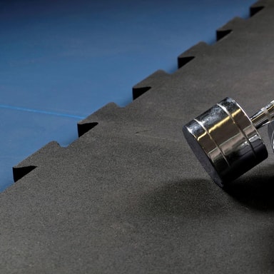 Motion & Fitness PRO Gummigulv 1 x 1m Pusle 20 mm - Elkjøp