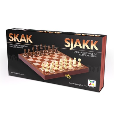 Skak i træ (30x30) | Elgiganten | Elgiganten