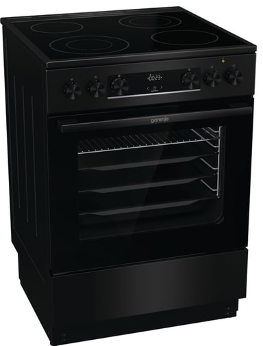 Gorenje keramisk komfyr GEC6C61BMB (sort) - Elkjøp