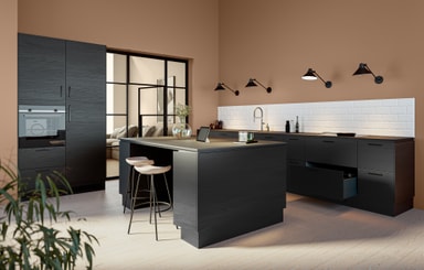 Epoq Edge hjørnefront til kjøkkenet 7x70 (sort aske) - Elkjøp