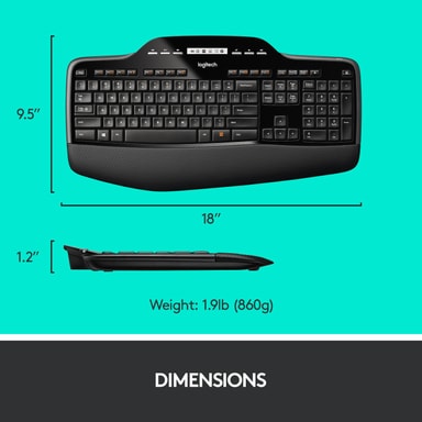Logitech MK710 tastatur og mus - Elkjøp | Elkjøp