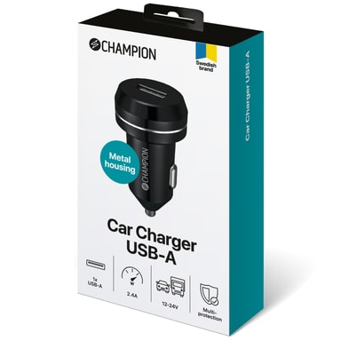 Champion Billader 12W Sort - Elkjøp