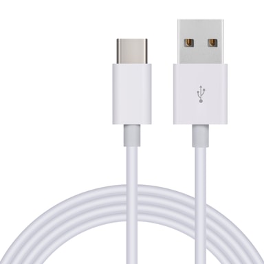 USB Type C-kabel Hvit 1 m - Elkjøp