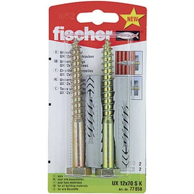 Fischer UX 12 x 70 S K Universalrawplug 70 mm 12 mm | Elgiganten ...