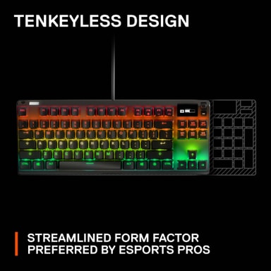 SteelSeries Apex Pro TKL tenkeyless gamingtastatur - Elkjøp | Elkjøp