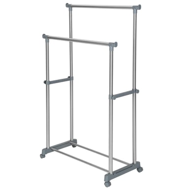 Klesstativ 90 x 42 x 152 cm - grå - Elkjøp