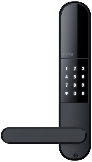 Nimly Touch Pro digital lås (ultimate black) - Elkjøp | Elkjøp