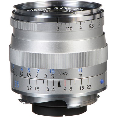 Zeiss Biogon T* 35mm f/2 ZM sølv - Elkjøp
