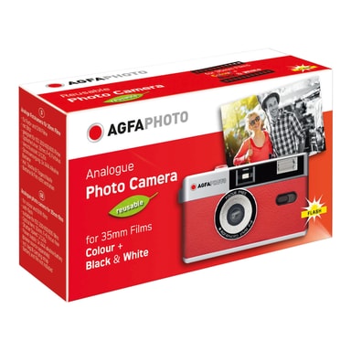 Agfaphoto Reusable Camera 35mm Red - Elkjøp