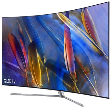 Samsung Curved 55" Q7C QLED 4K UHD Smart TV QE55Q7CAMT - Elkjøp
