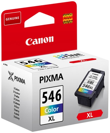 Canon blekkpatroner CL-546XL Cyan Magenta Gul - Elkjøp
