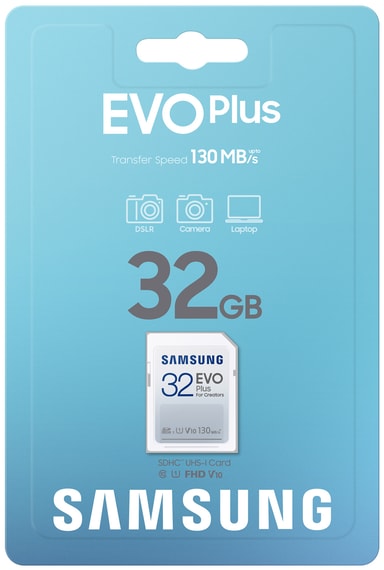 Samsung EVO Plus 32GB SD card - Elkjøp | Elkjøp